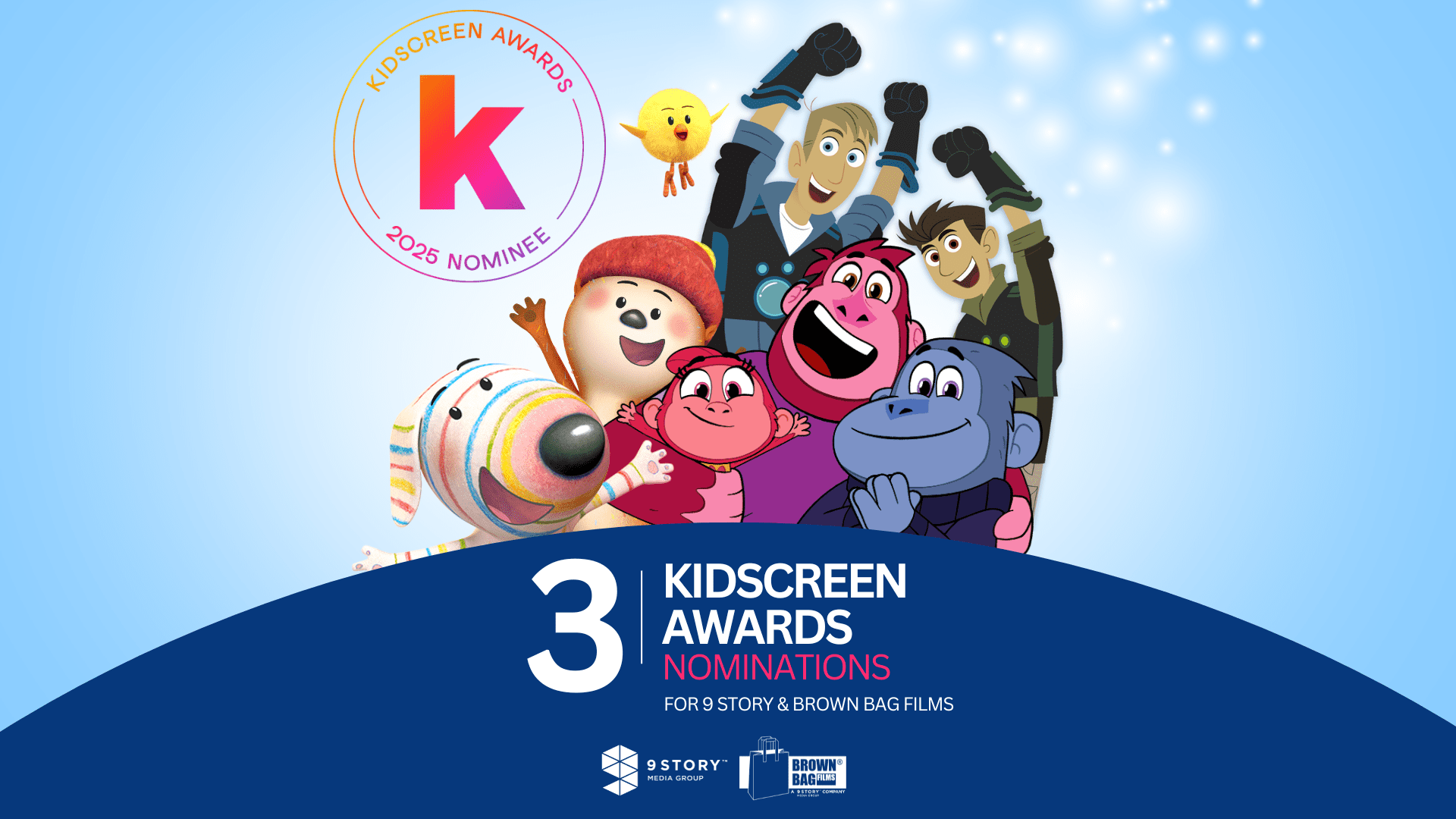 3 Kidscreen Awards Nominations for 9 Story & Brown Bag Films - 9 Story ...